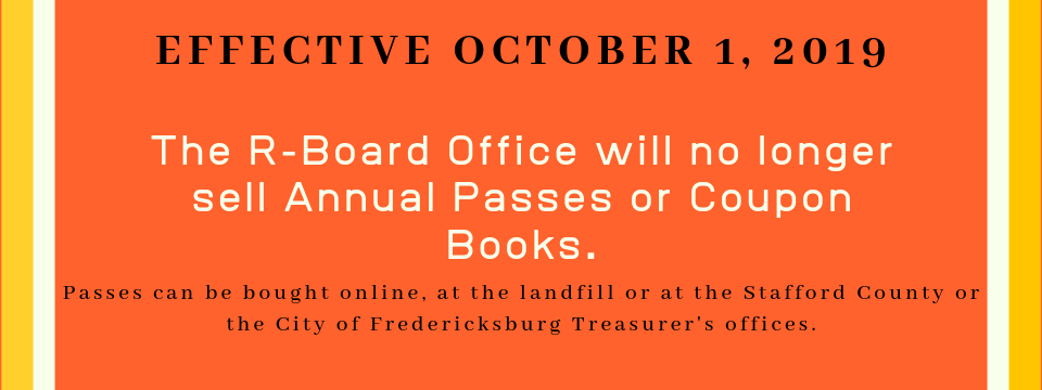 R-Board • The Rappahannock Regional Solid Waste Management Board